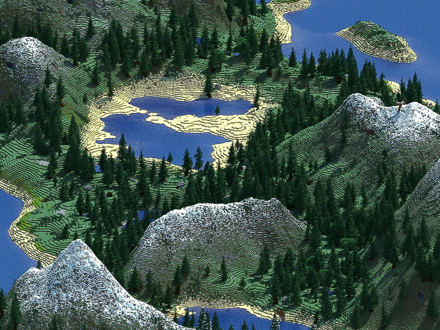 Map : The Official World of All Above [1.16.5] - Minecraft-France