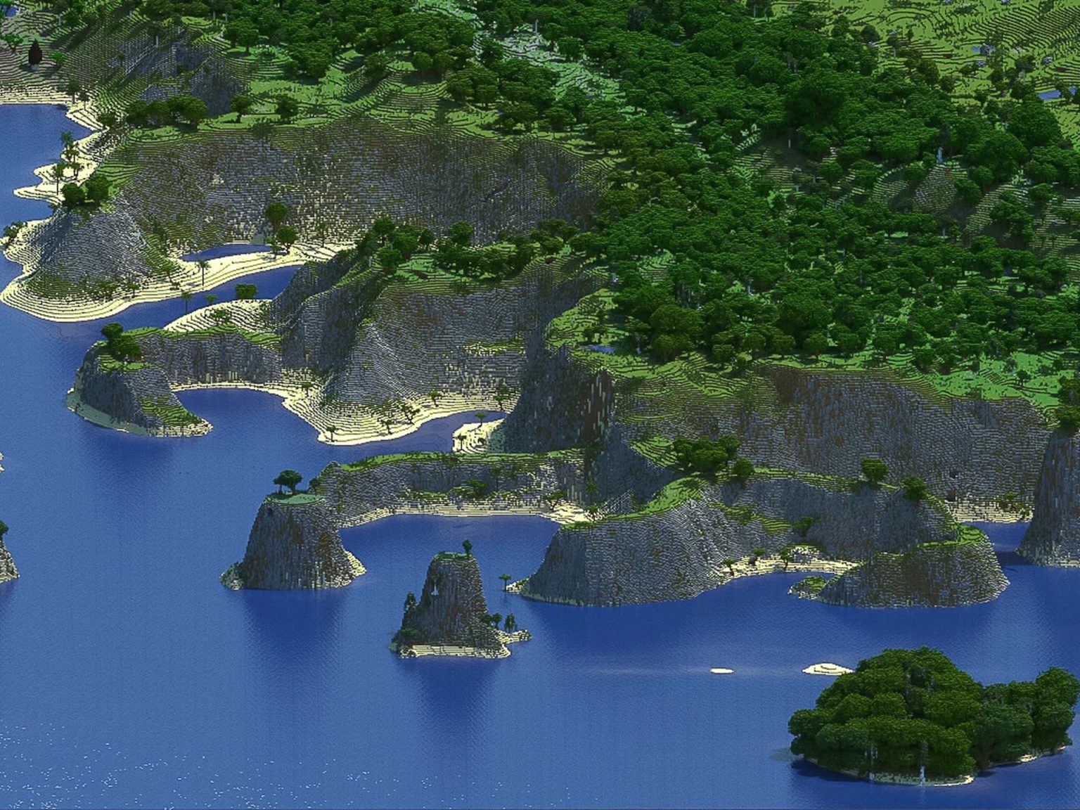 Map : The Official World of All Above [1.16.5] - Minecraft-France