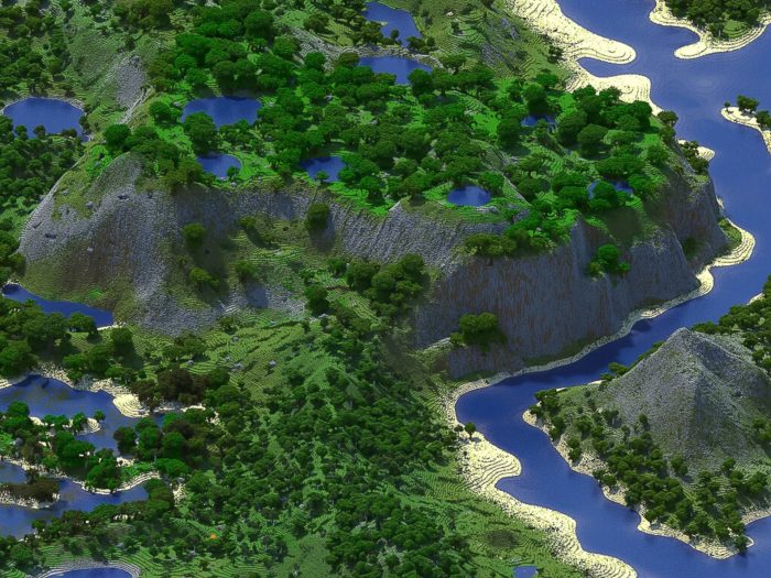 Map : The Official World of All Above [1.16.5] - Minecraft-France