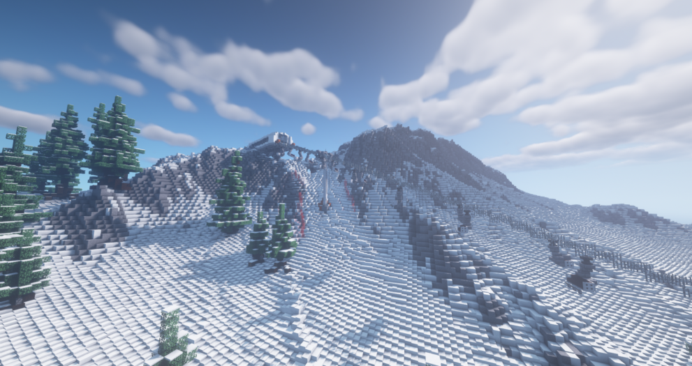 Map : Realistic Ski-Resort 🗻 [1.12 - 1.16] - Minecraft-France