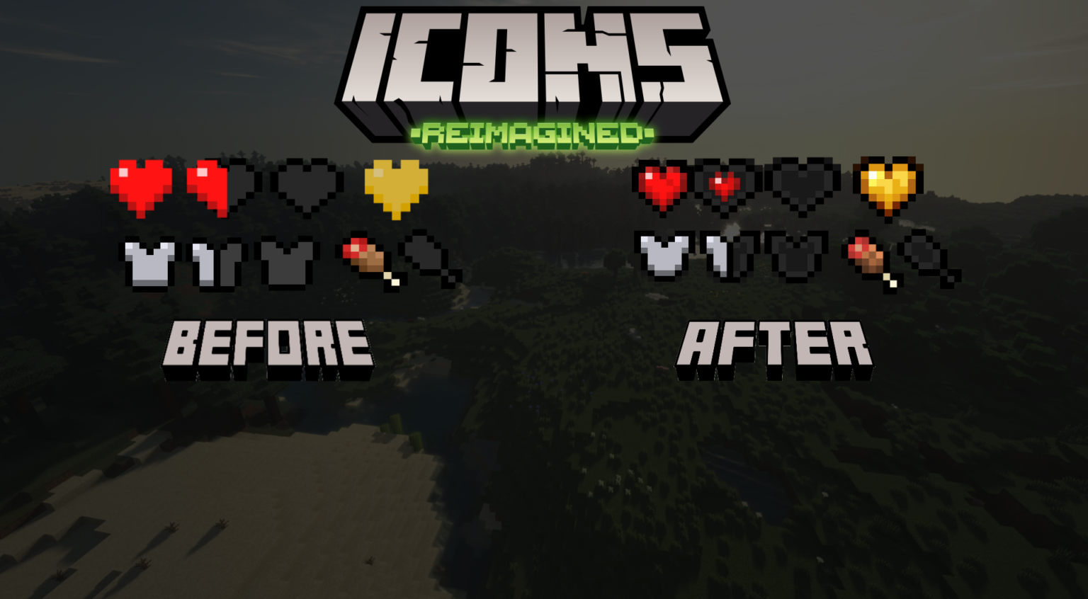 Resource Pack : Reimagined [1.14 - 1.17] - Minecraft-France