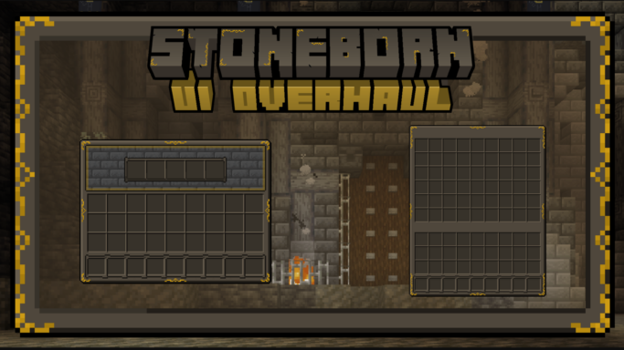 Resource Pack : Stoneborn Inspired UI Overhaul [1.7 - 1.21] - Minecraft ...