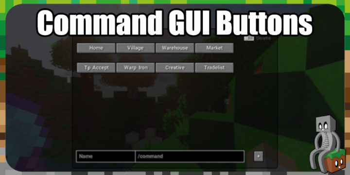 Mod : Command GUI Buttons [1.16.5 - 1.17.1] - Minecraft-France