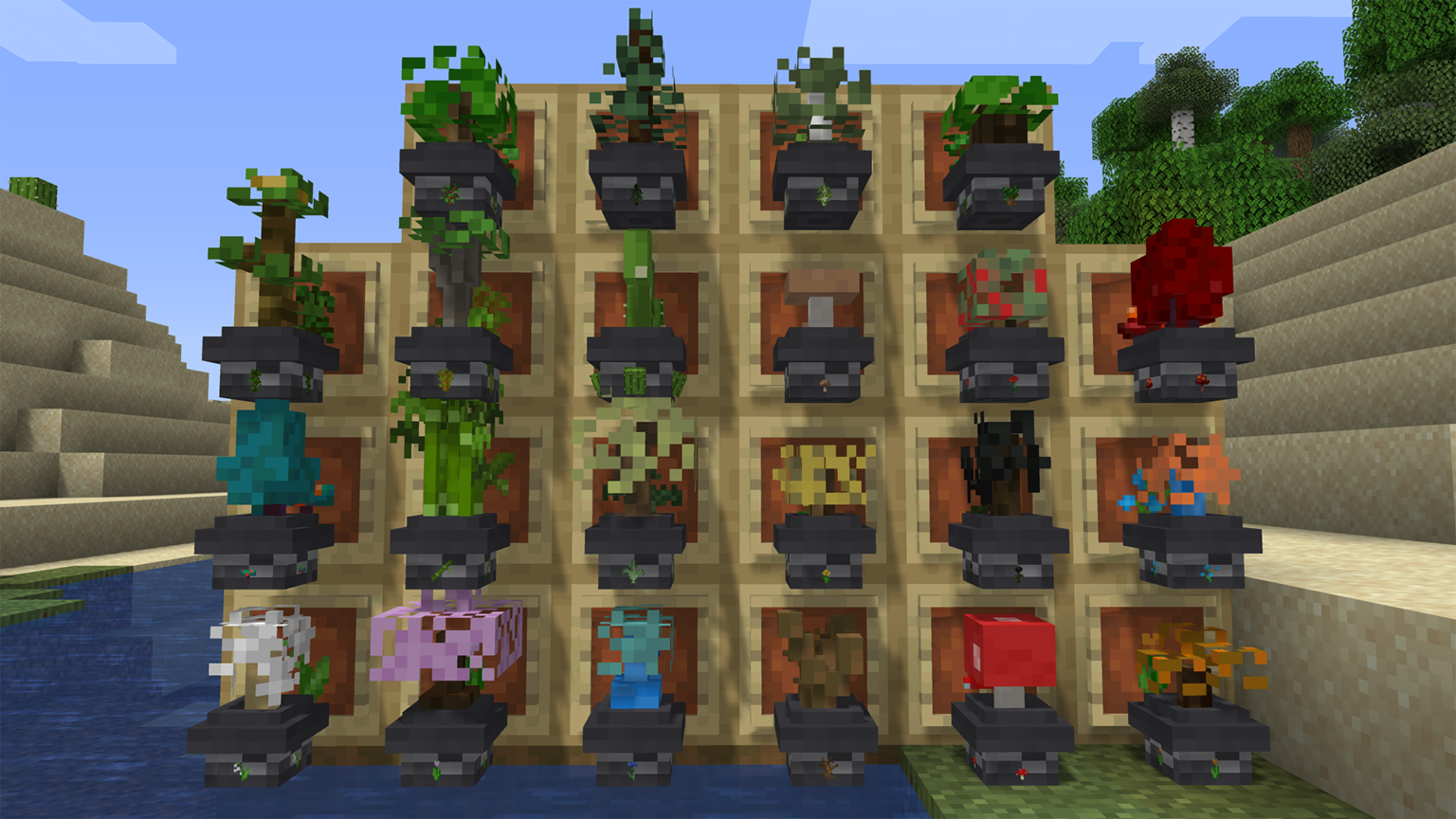 Resource Pack : Bonsaï Pots [1.16 - 1.17] - Minecraft-France