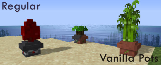 Resource Pack : Bonsaï Pots [1.16 - 1.17] - Minecraft-France