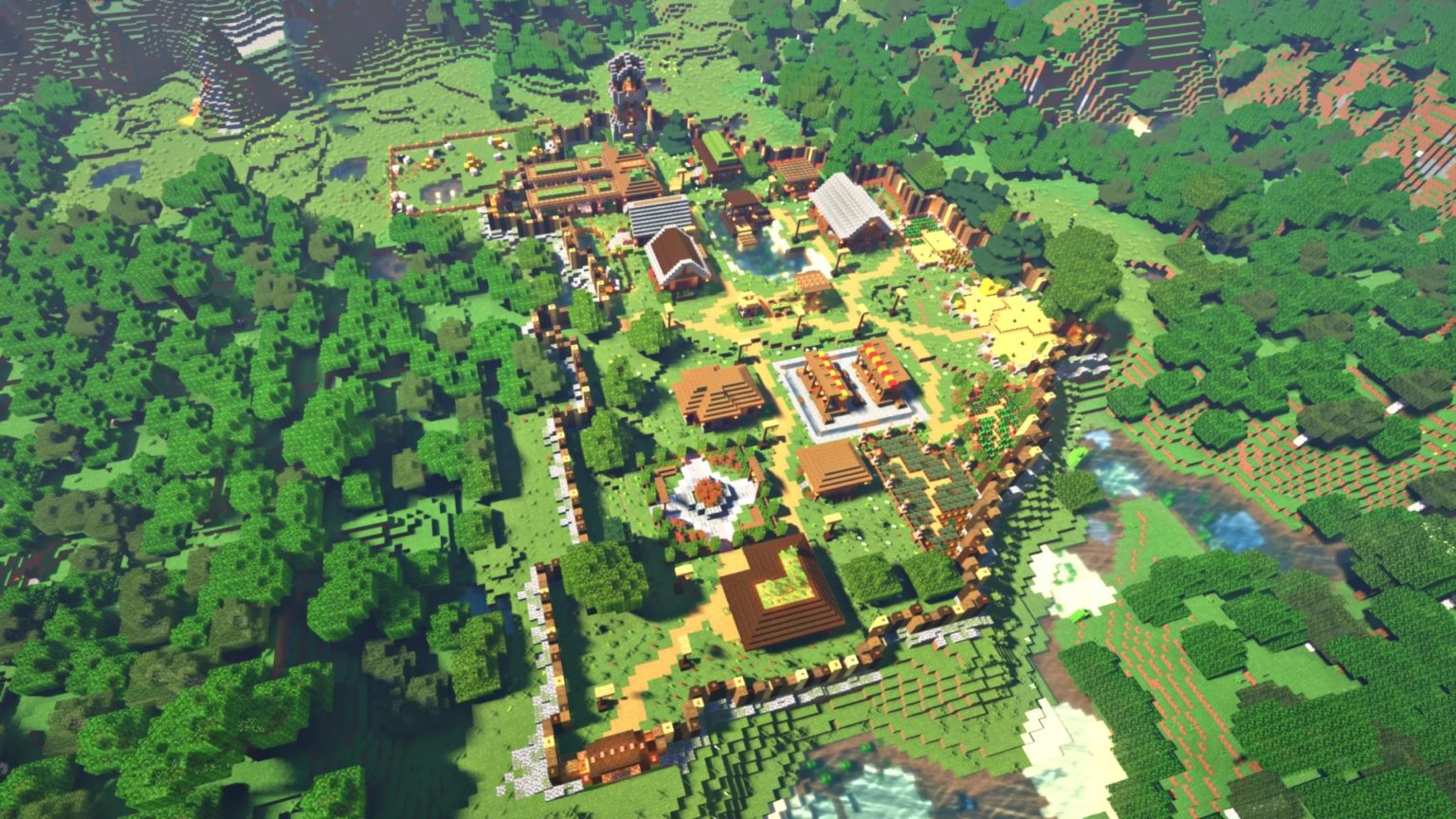 Map : Stella's Rose Village [1.17.1] - Minecraft-France