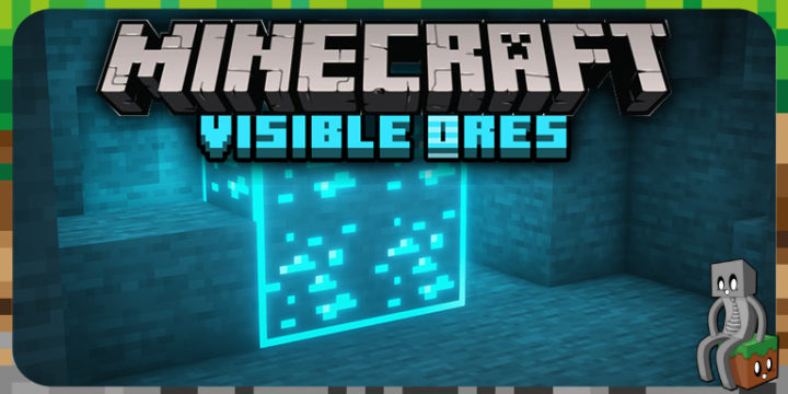 Resource Pack : Visible Ores [1.15 - 1.21] - Minecraft-France