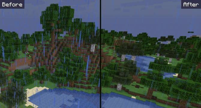 Resource Pack : Soft Weather [1.16 - 1.20] - Minecraft-France