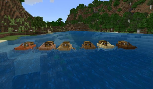 Bateau / Bateau de stockage dans Minecraft - Minecraft-France