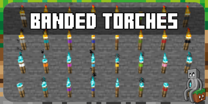 [Mod] Banded Torches [1.12.2 - 1.20.4] - Minecraft-France