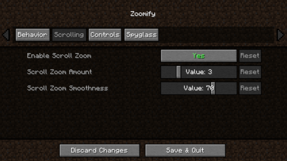 [Mod] Zoomify [1.18.2 - 1.21.8] - Minecraft-France