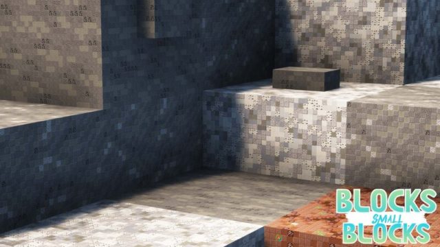Resource Pack : Blocks Small Blocks [1.18] - Minecraft-France