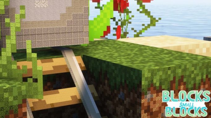 Resource Pack : Blocks Small Blocks [1.18] - Minecraft-France