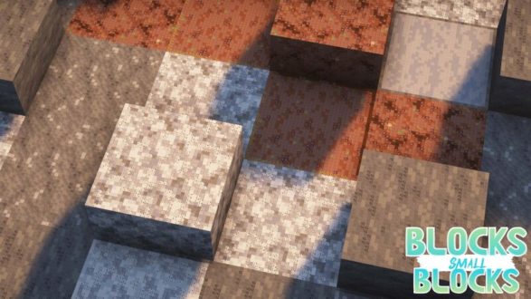 Resource Pack : Blocks Small Blocks [1.18] - Minecraft-France