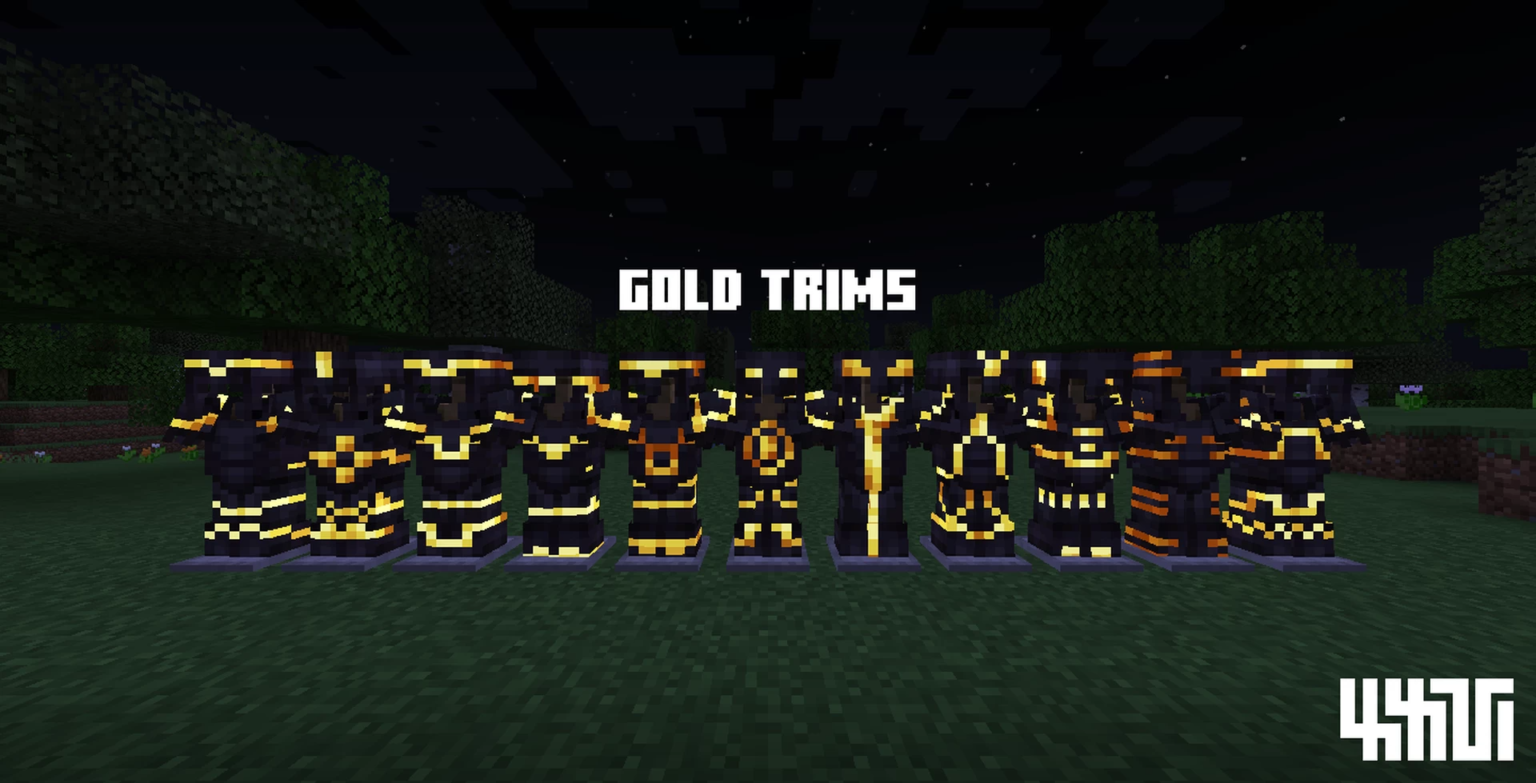 [Resource Pack] Shiny Armor Trims [1.20] - Minecraft-France