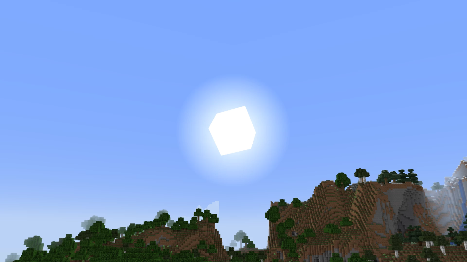 [Resource Pack] Cubic Sun & Moon [1.7 - 1.21] - Minecraft-France