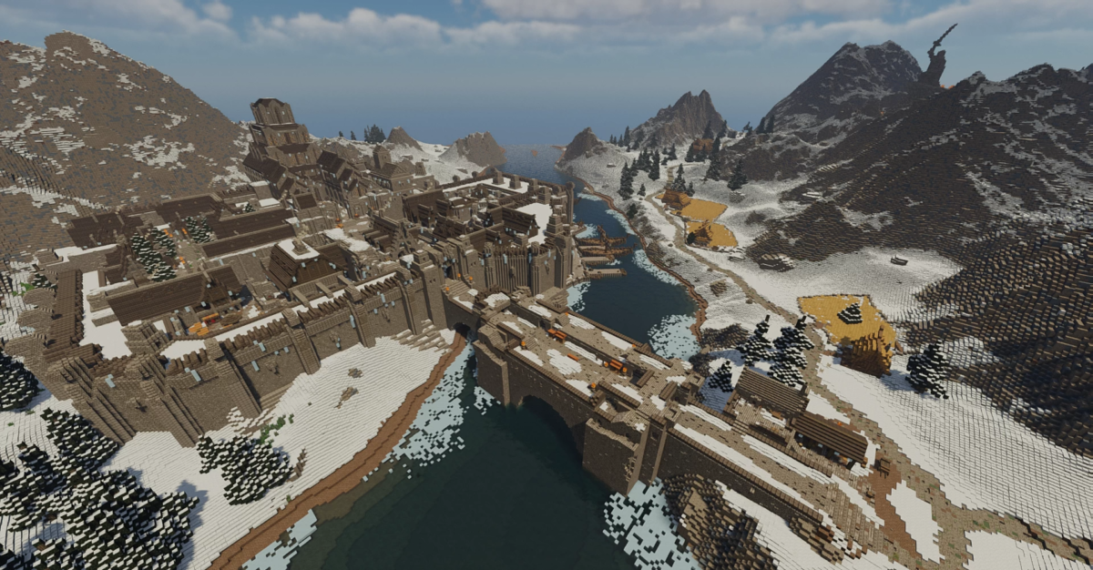 [Map] Windhelm, City of Kings [1.12.2] - Minecraft-France