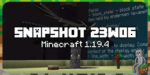 Minecraft 1.19.4 : Snapshot 23w06a - Minecraft-France