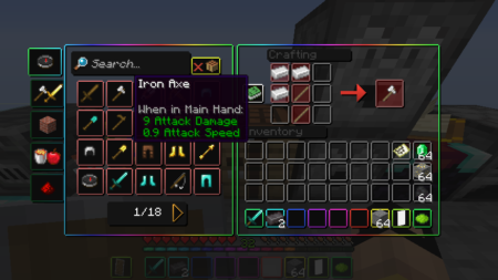 [Resource Pack] Animated RGB GUI [1.12 - 1.21] - Minecraft-France