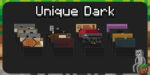 [Resource Pack] Unique Dark [1.16 - 1.21] - Minecraft-France