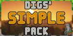 [Resource Pack] Dig's Simple Pack [1.20 - 1.21] - Minecraft-France