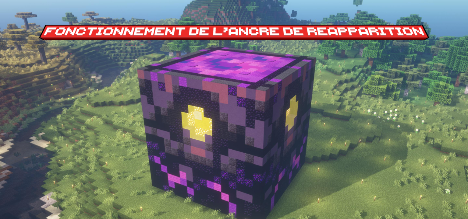 Comment fabriquer et utiliser une ancre de réapparition dans Minecraft ...