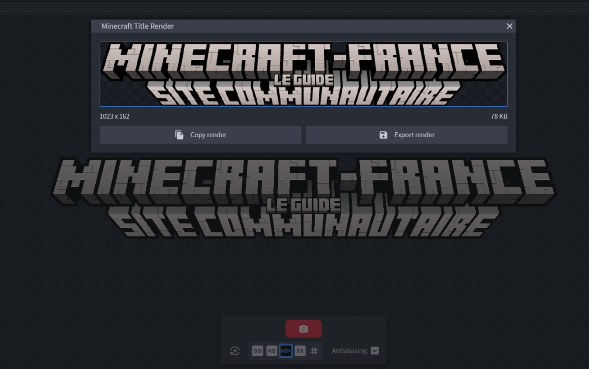 Créez facilement votre propre logo Minecraft avec Blockbench ...