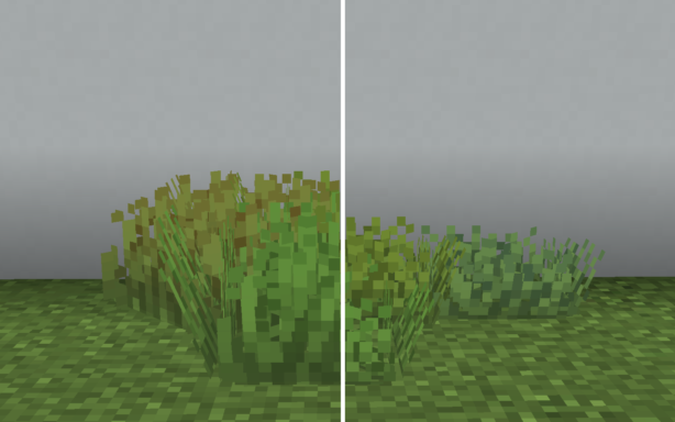 [Resource Pack] Os' Colorful Grasses [1.20 - 1.21] - Minecraft-France