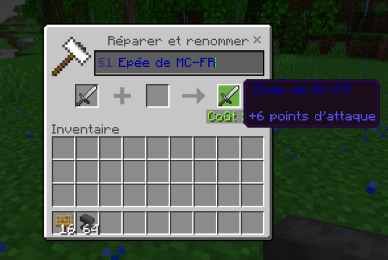 Comment renommer un objet sur Minecraft avec une enclume ? - Minecraft ...