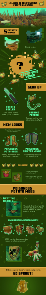 Minecraft : Poisonous Potato Update - Minecraft-France
