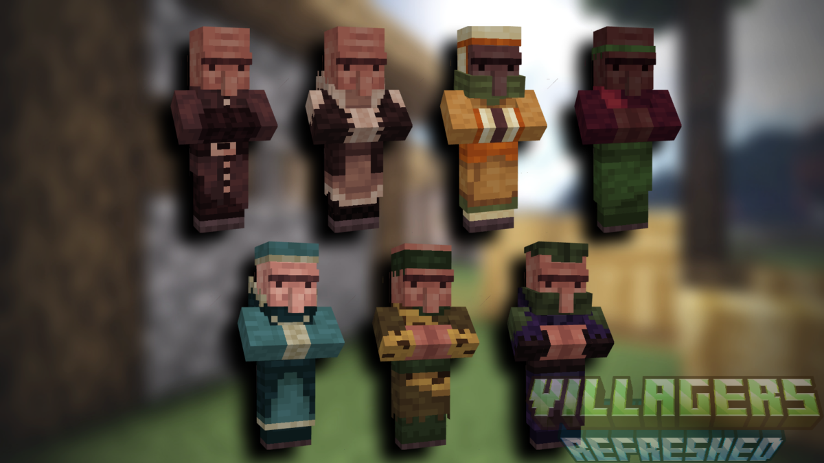 [Resource Pack] Villagers Refreshed [1.19 - 1.20] - Minecraft-France