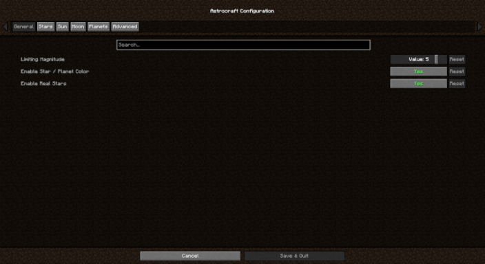 Mod : Astrocraft: Realistic Night Skies 🌌 (1.20.6 - 1.21.4)