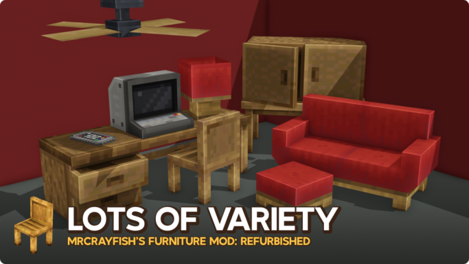 [Mod] MrCrayfish's Furniture Mod: Refurbished [1.20.1 - 1.21.11 ...