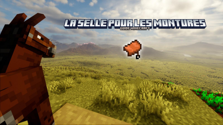Selle Minecraft : Tout savoir sur son utilisation - Minecraft-France