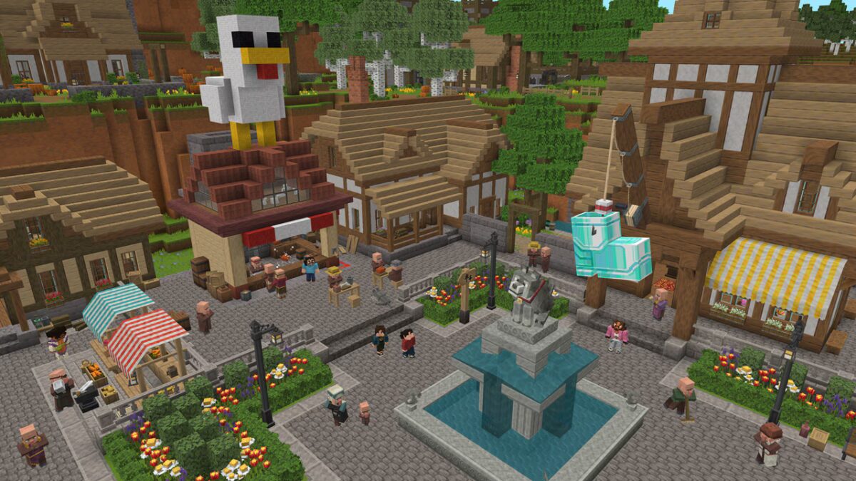 Minecraft Movie Live Event : Sauvez le village Midport et obtenez la cape Yearn ! - Minecraft-France