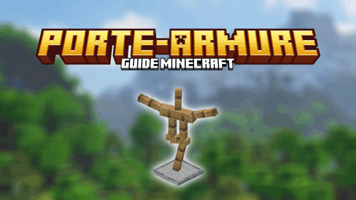 Le porte-armure dans Minecraft : Guide complet - Minecraft-France