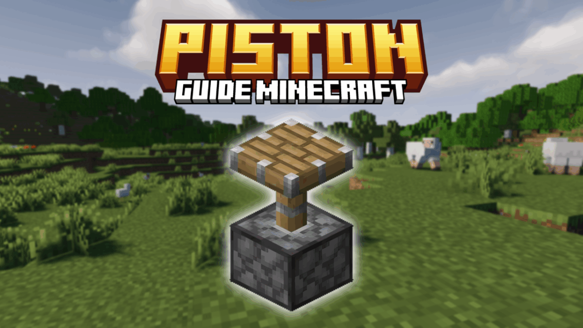 Piston Minecraft : comment le fabriquer et l’utiliser ? - Minecraft-France
