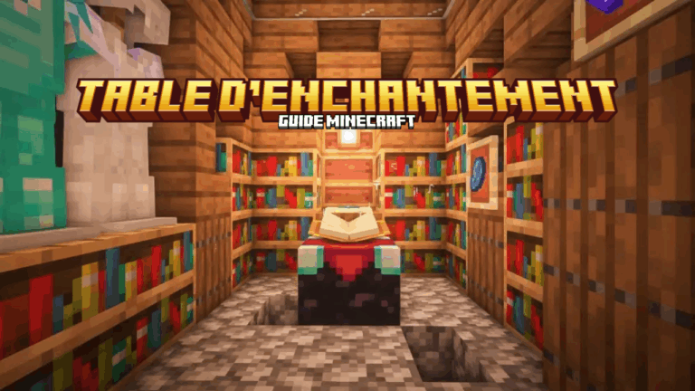 La table d'enchantement - Guide Minecraft - Minecraft-France