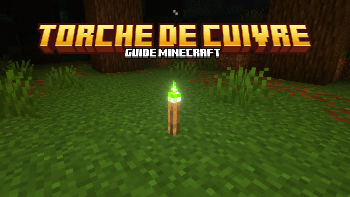 Torche de cuivre Minecraft – Recette, utilité et fonctionnement ...