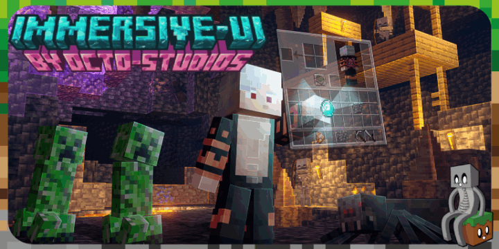 [Mod] Immersive UI [1.20.1 - 1.21.11] - Minecraft-France