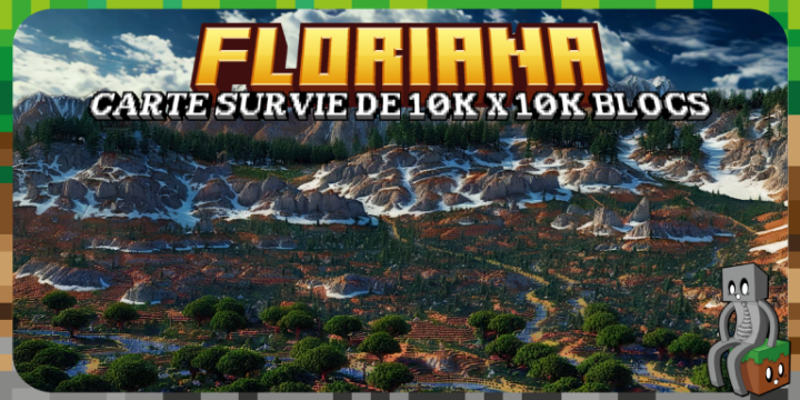 [Map] Floriana 10k x 10k [1.21+] - Minecraft-France