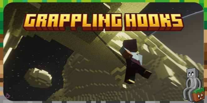 [Mod] Grappling Hooks [1.20.1 - 26.1] - Minecraft-France