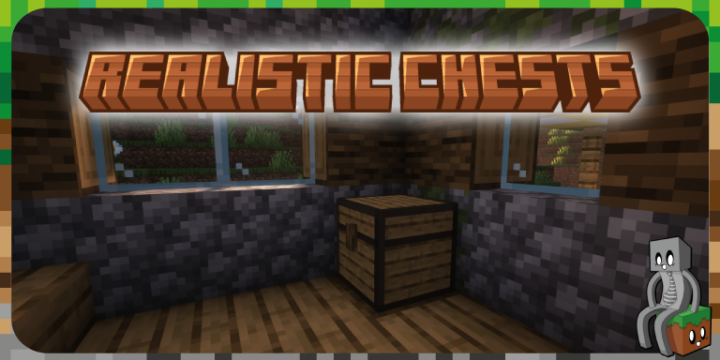 [Resource Pack] Realistic Chests [1.16 - 1.21] - Minecraft-France