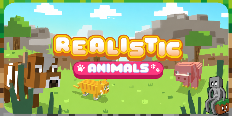 [Resource Pack] Realistic Animals [1.16.5 - 26.1.2] - Minecraft-France